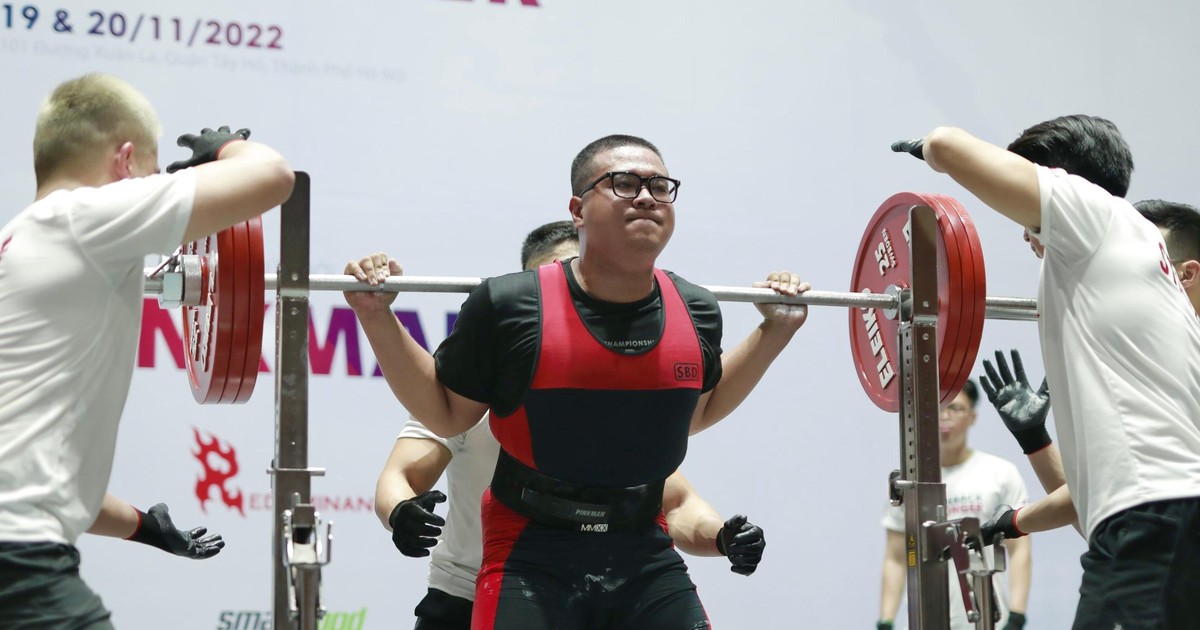 120 VĐV đọ sức mạnh tại giải Powerlifting Việt Nam 2022 | Báo điện tử ...