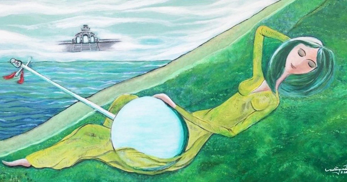 Nhà văn Mường Mán bày tranh "Mùa chim gọi cưới" ở tuổi 75 | Báo điện tử ...