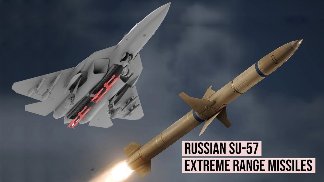 Tiêm kích Su-57 Felon bội phần đáng sợ khi nhận tên lửa R-37M tầm bắn 300 km | Báo điện tử An ...