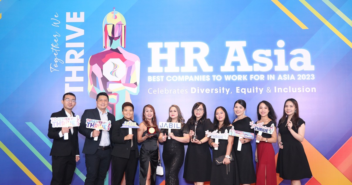 Jabil Việt Nam nhận giải thưởng Nơi làm việc tốt nhất châu Á 2023 | Báo ...