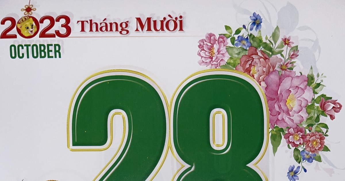 Xem lịch âm - Lịch vạn sự hôm nay ngày 28 tháng 10 năm 2023 tốt hay xấu ...