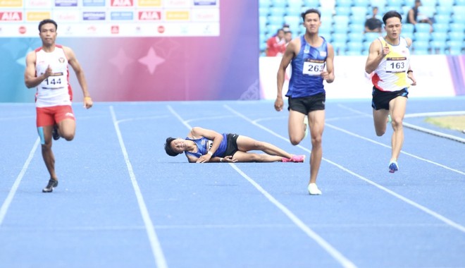 'Thần đồng' điền kinh Thái Lan bật khóc tại SEA Games | Báo điện tử An ninh Thủ đô