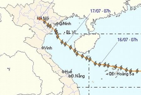 Bão Conson diễn biến rất khó lường do chịu tác động từ bão Chanthu ...
